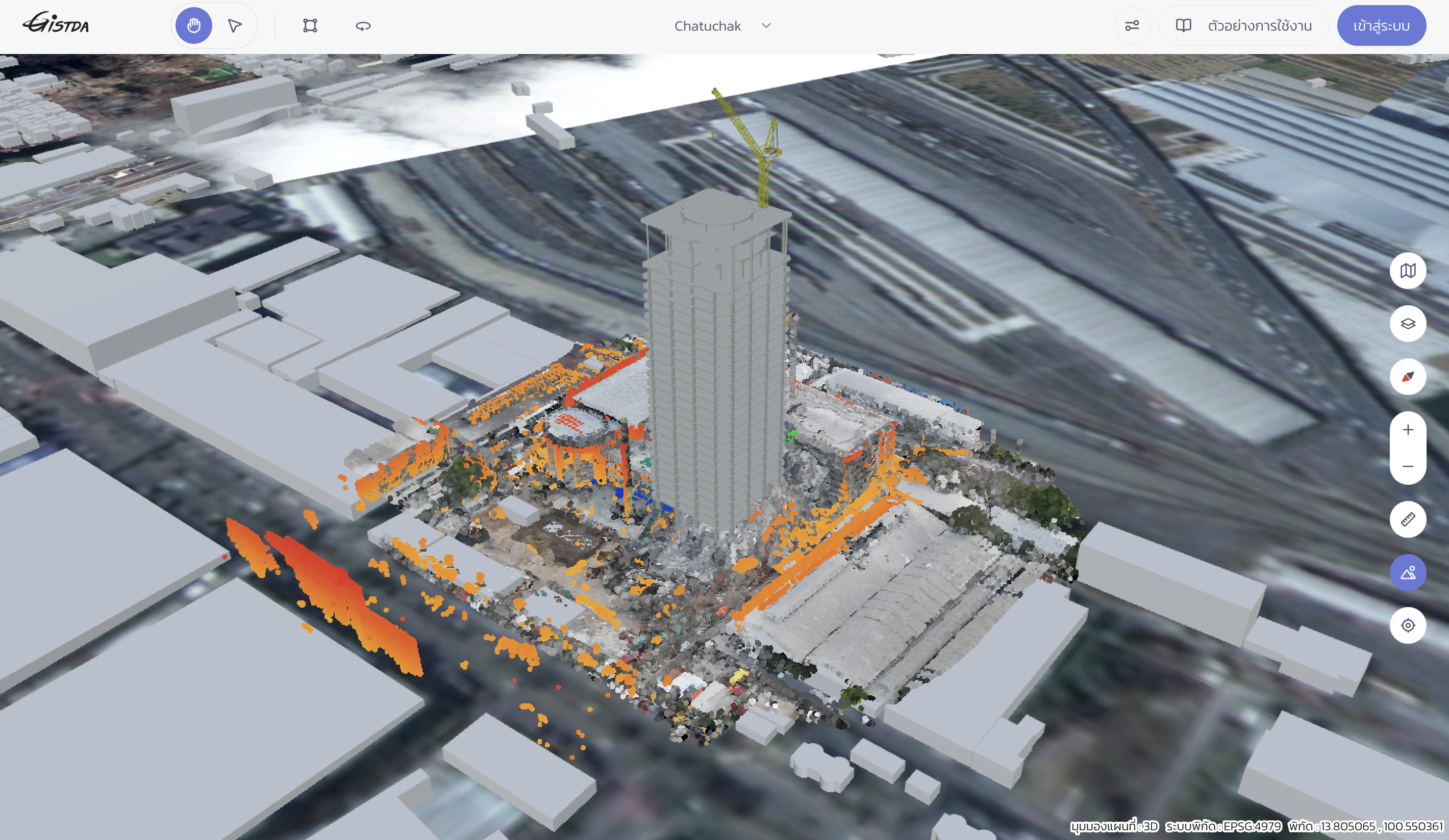 3D Map services | GISTDA